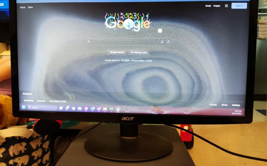 (FREE) LCD Acer Monitor (Pixel issues), Computers & Tech, Parts ...