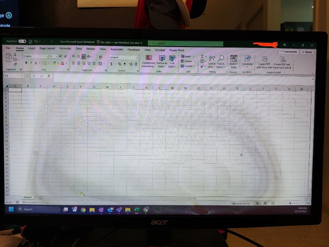 (FREE) LCD Acer Monitor (Pixel issues), Computers & Tech, Parts ...