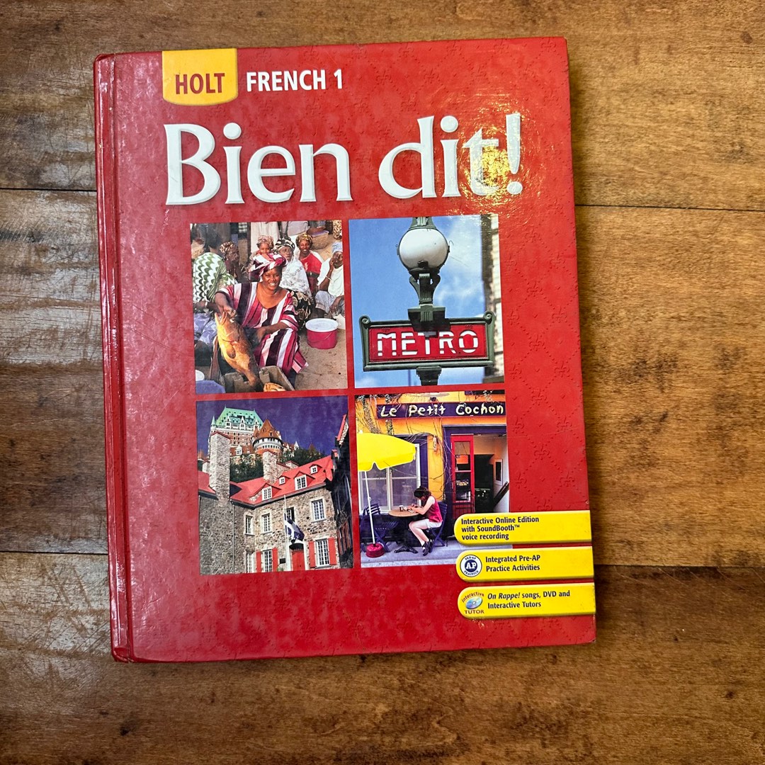 French textbook for beginners - Bien dit!, Hobbies & Toys, Books ...