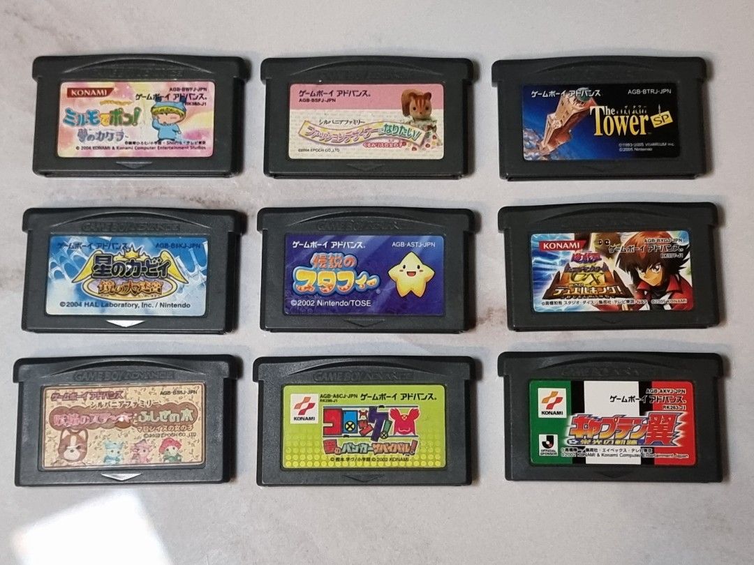 Gameboy advance game catridge 100% original from Japan, Video Gaming ...