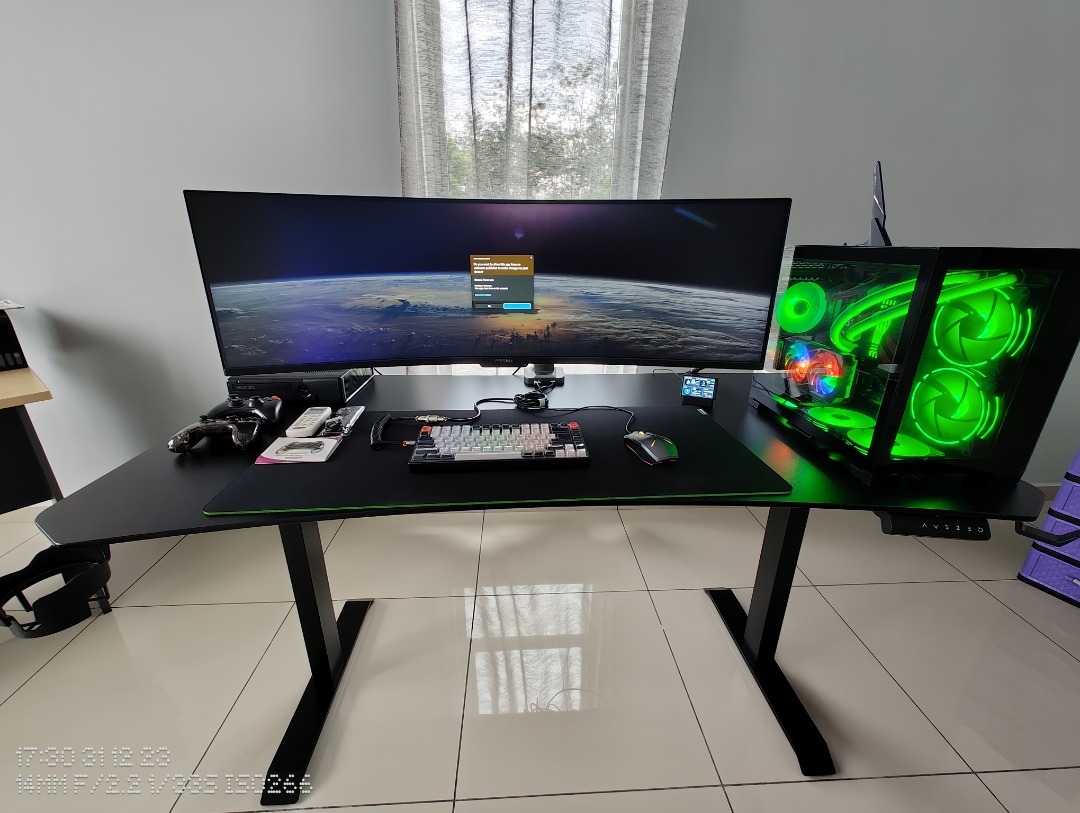 Gaming Setup - Complete (Desk, Chair, PC, Monitor & Accessories ...