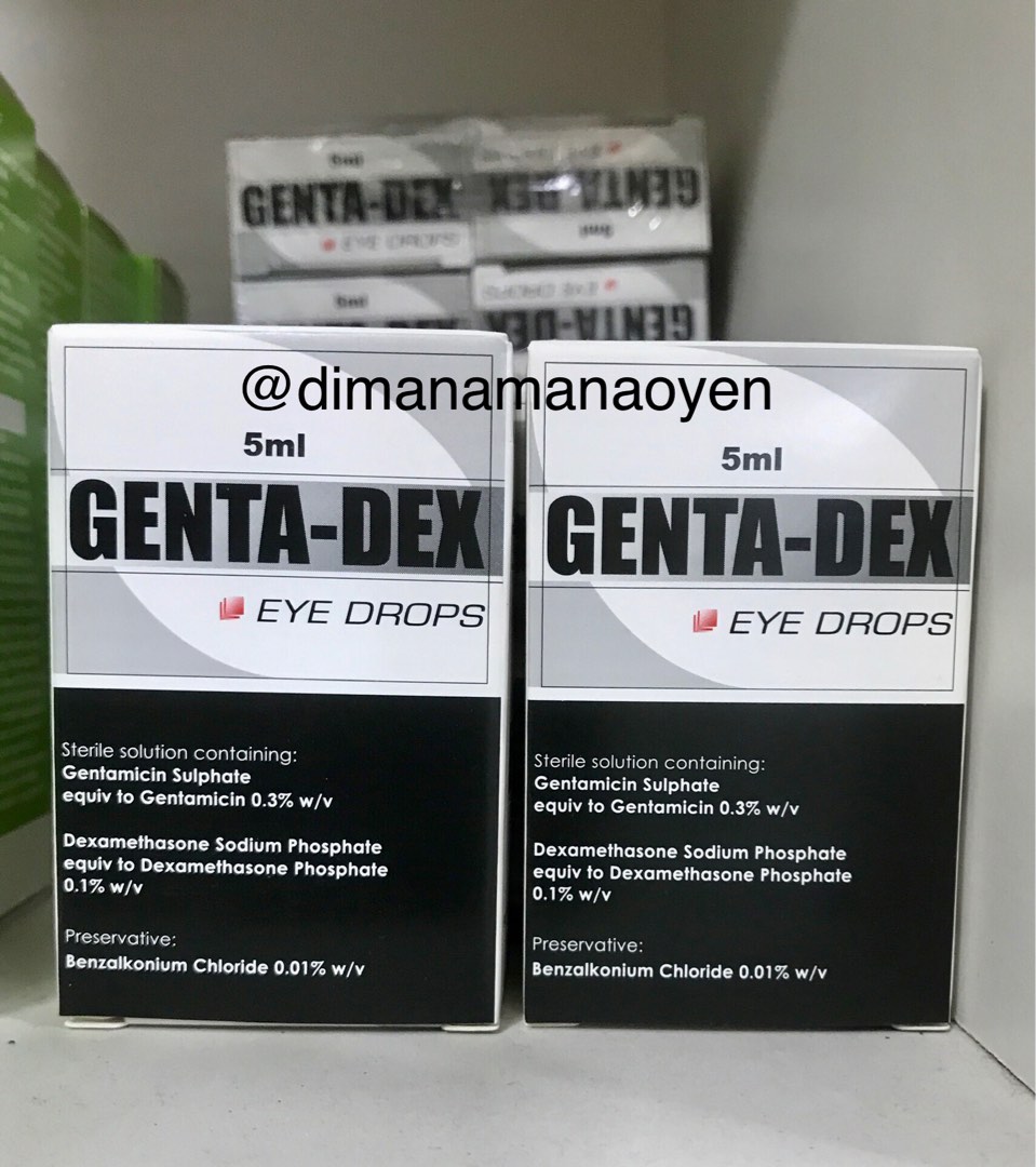 GENTA DEX Pet Eye Drop, Pet Supplies, Health & Grooming on Carousell