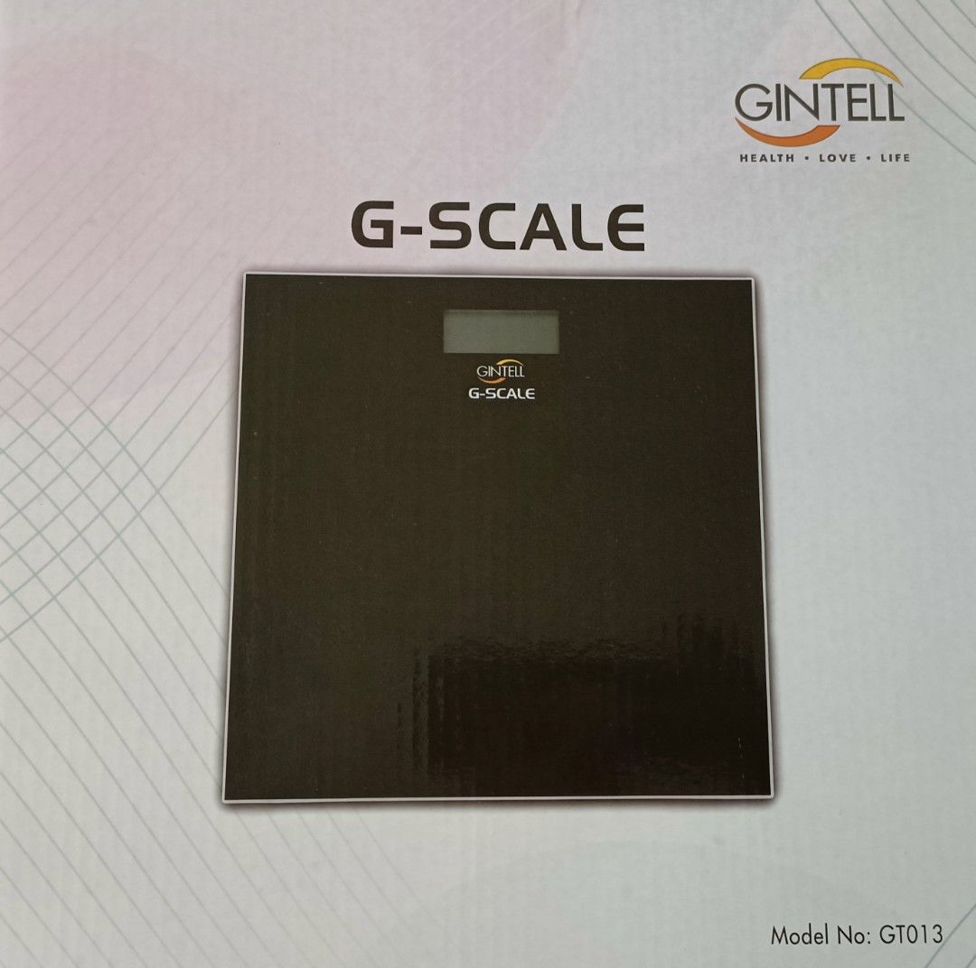 Gintell G-Scale Weighing Scale, Health & Nutrition, Health Monitors ...