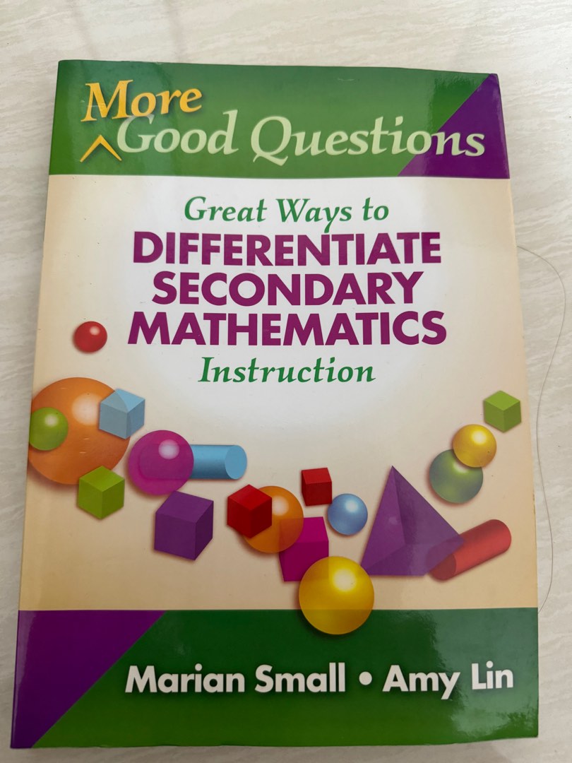 Great Ways to Differentiate Secondary Mathematics, Hobbies & Toys ...