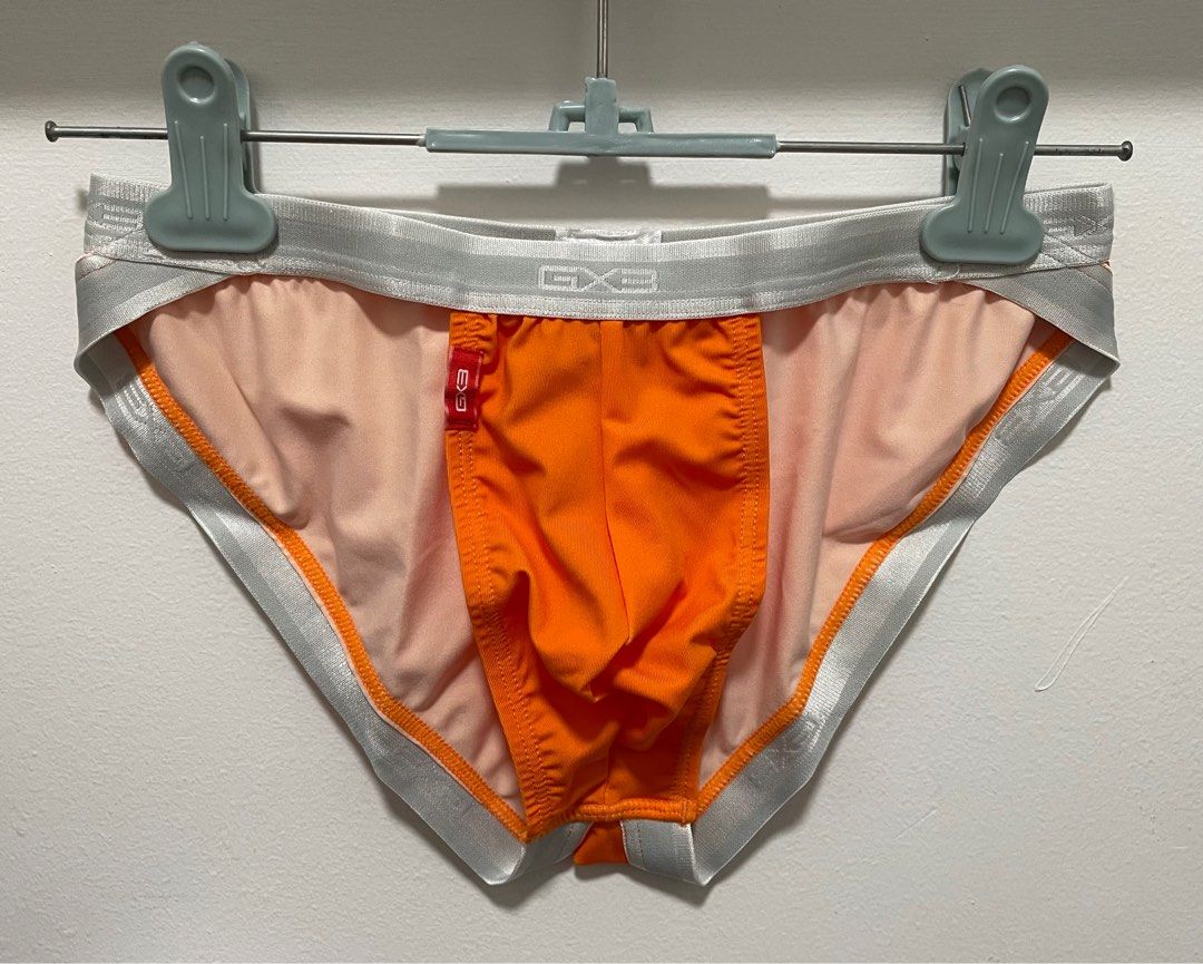 gx3 pop sports micro jock bikini underwear - orange - L and XL size ...
