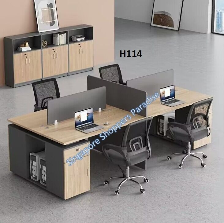 H111 H114 H116 CCC 001 Executive Workstation, Workstation w Divider ...
