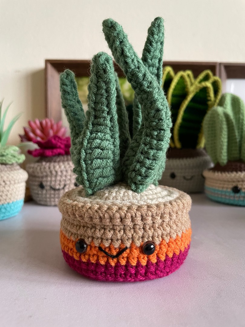Handmade crochet aloe vera amigurumi, Hobbies & Toys, Stationery ...