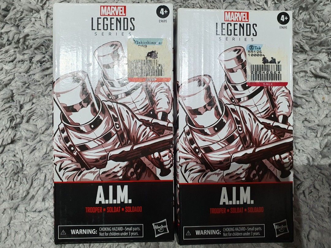 Hasbro Marvel Legends AIM Scientist Supreme, AIM Soldiers x 2, Leader ...