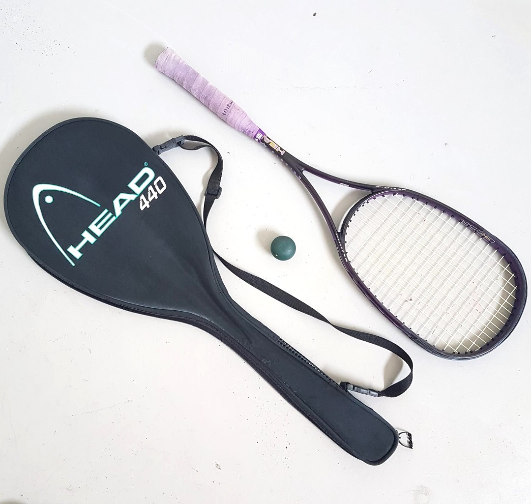 HEAD Squash Racket, ANTARIS 440 Model, Power Wedge, Sports Equipment ...