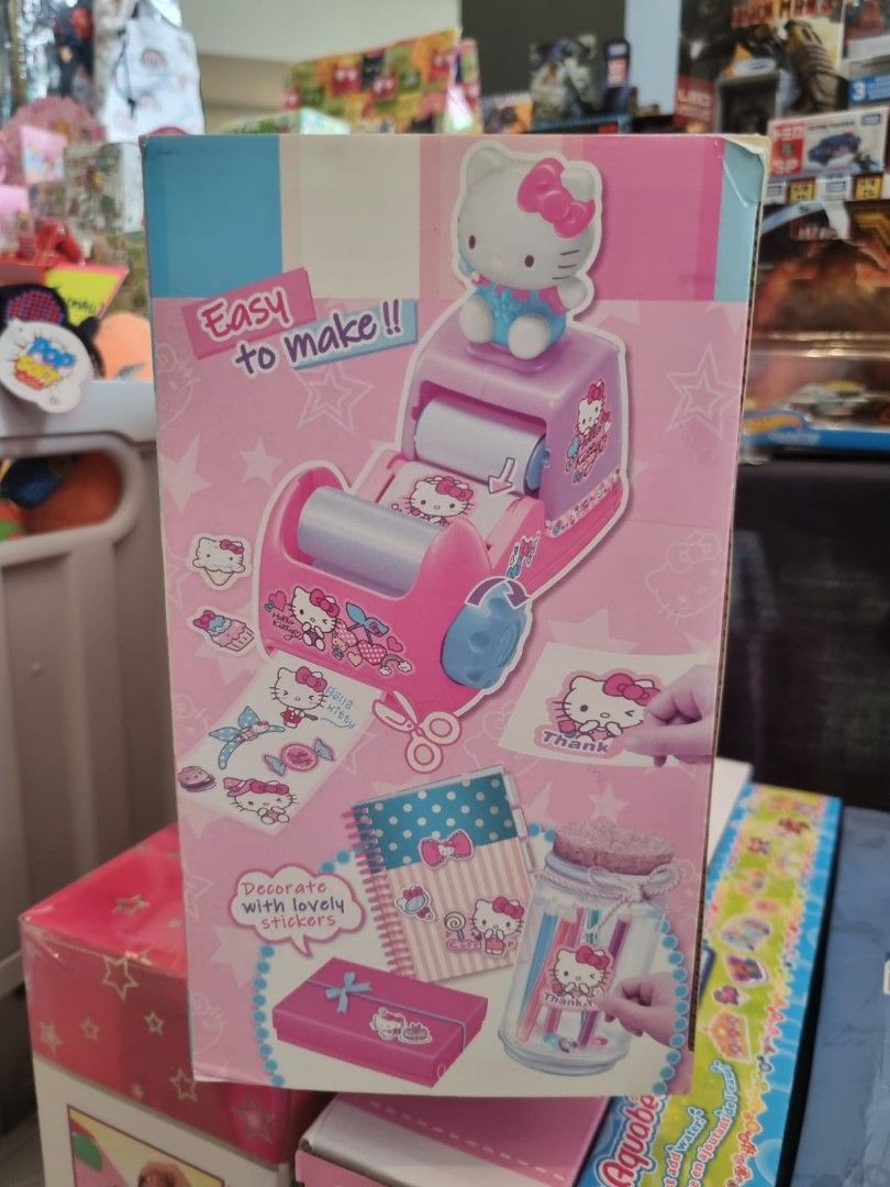 Hello kitty sticker maker, Hobbies & Toys, Stationery & Craft, Handmade ...
