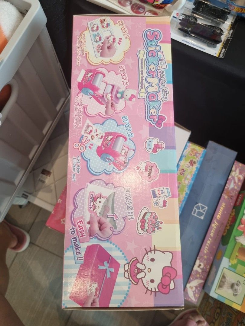 Hello kitty sticker maker, Hobbies & Toys, Stationery & Craft, Handmade ...