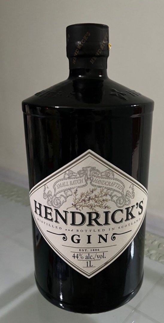 Hendricks Gin 1 litre, Food & Drinks, Beverages on Carousell