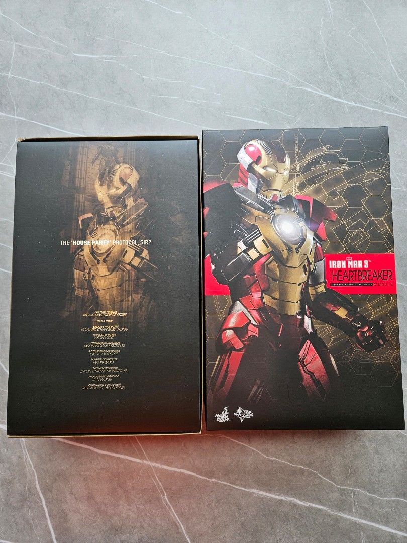 Hot Toys 1/6 MMS212 Iron Man 3 Mark XVII Heart Breaker, Hobbies & Toys ...