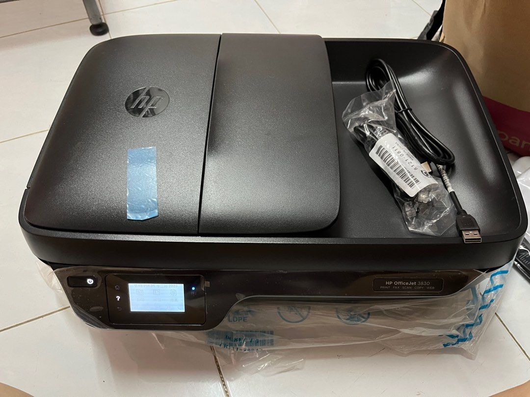 Hp officer 3830 影印機 打印機 送打印專用相紙, 電腦＆科技, 打印機及影印機 - Carousell