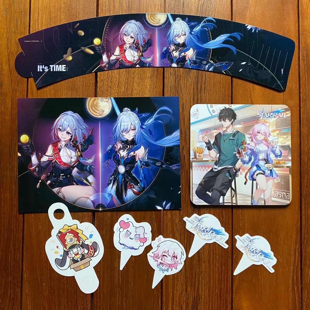 HSR Honkai Star Rail x Kith Cafe merchandise topaz jingliu march dan ...