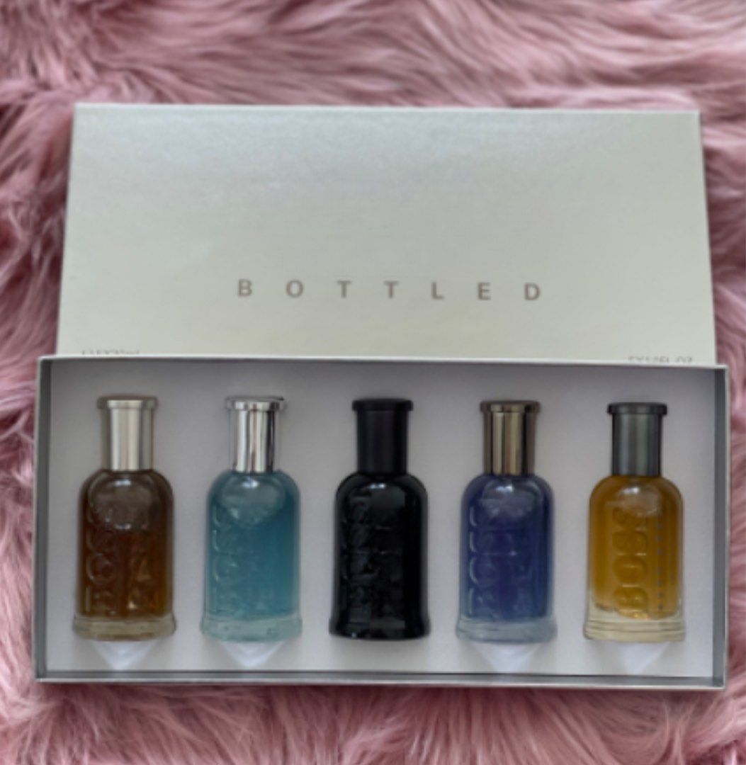 Hugo Boss Miniature Set 5 in 1, Beauty & Personal Care, Fragrance ...