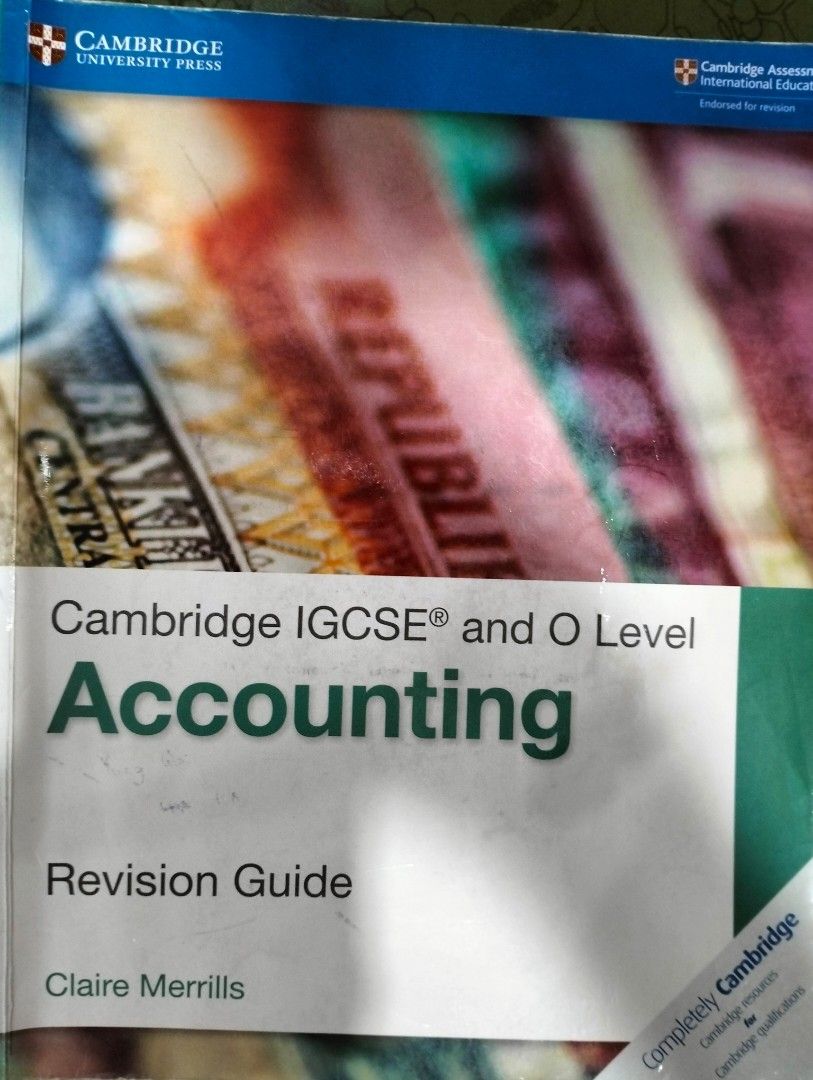 Igcse Accounting Revision Guide Hobbies And Toys Books And Magazines Textbooks On Carousell