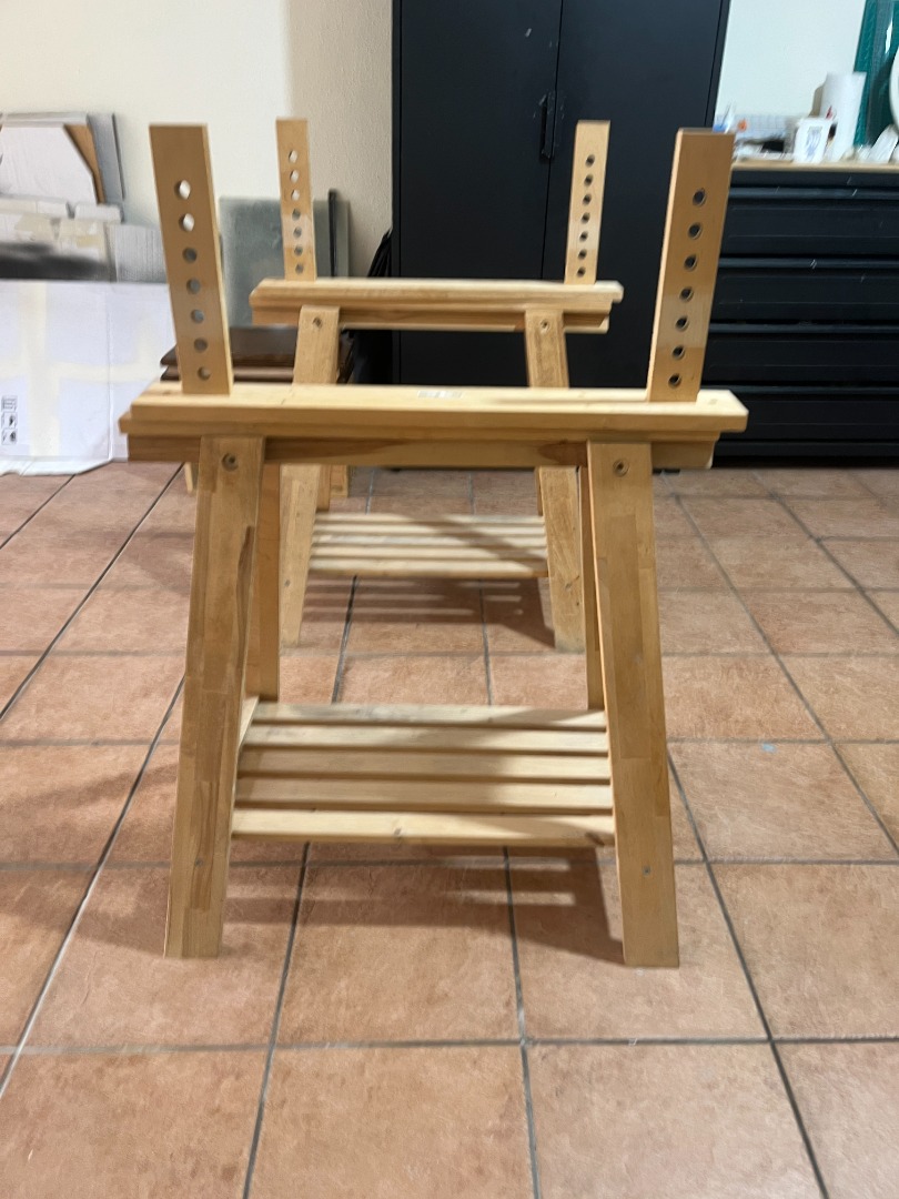 IKEA Mittback Trestle x2, Furniture & Home Living, Furniture, Other ...