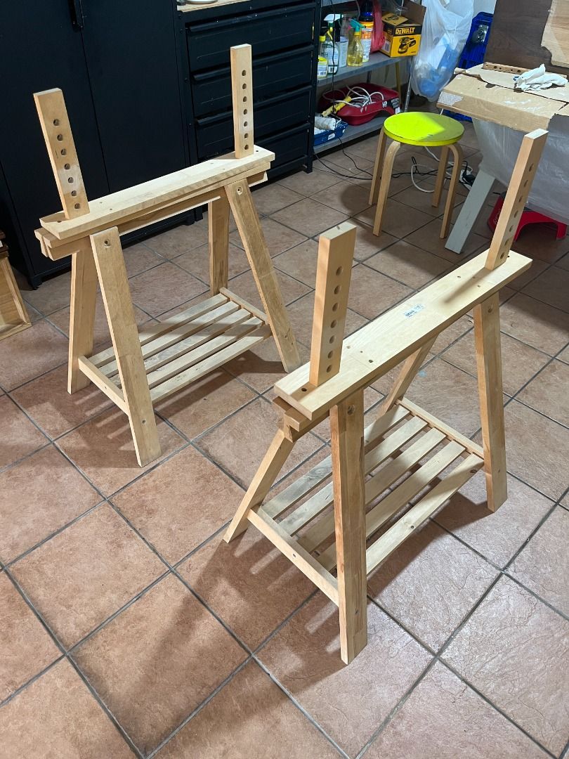 IKEA Mittback Trestle x2, Furniture & Home Living, Furniture, Other ...