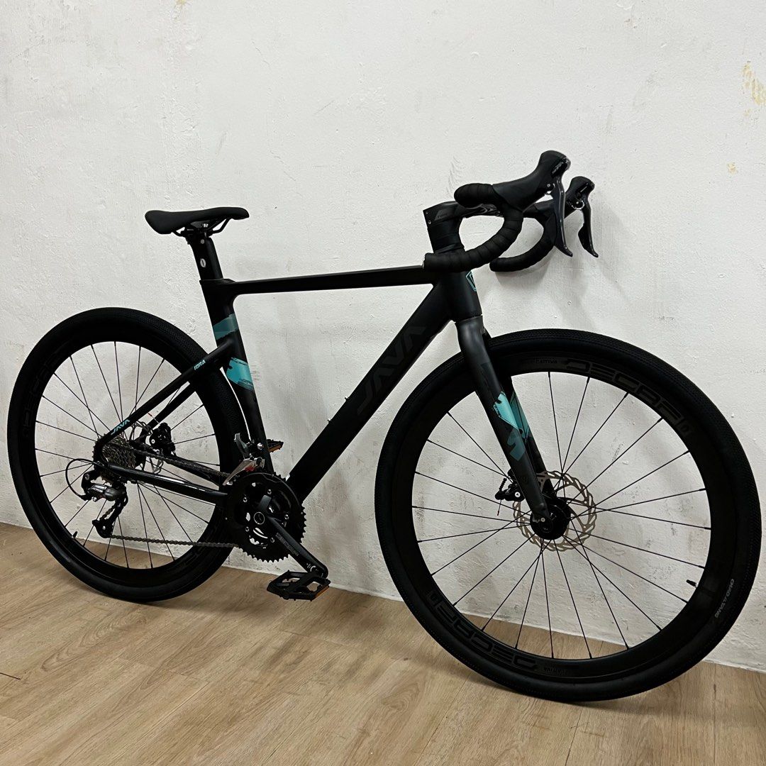 Java gravel bike on off road bike IDRA shimano sora altus gear semi ...