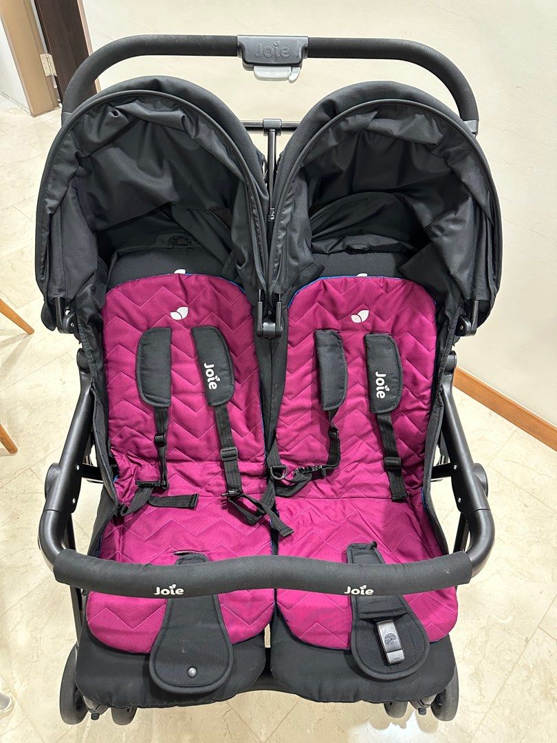 Joie Aire Twin Stroller, Babies & Kids, Going Out, Strollers on Carousell