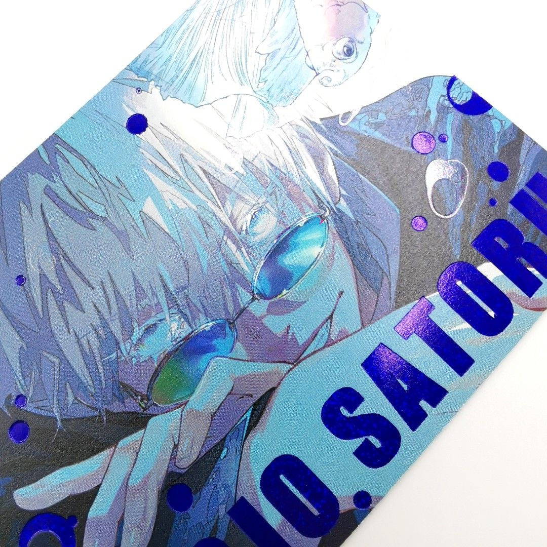 Jujutsu Kaisen Gojo Satoru Badge + Print Card, Hobbies & Toys ...