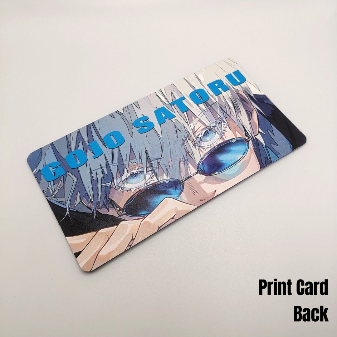 Jujutsu Kaisen Gojo Satoru Badge + Print Card, Hobbies & Toys ...