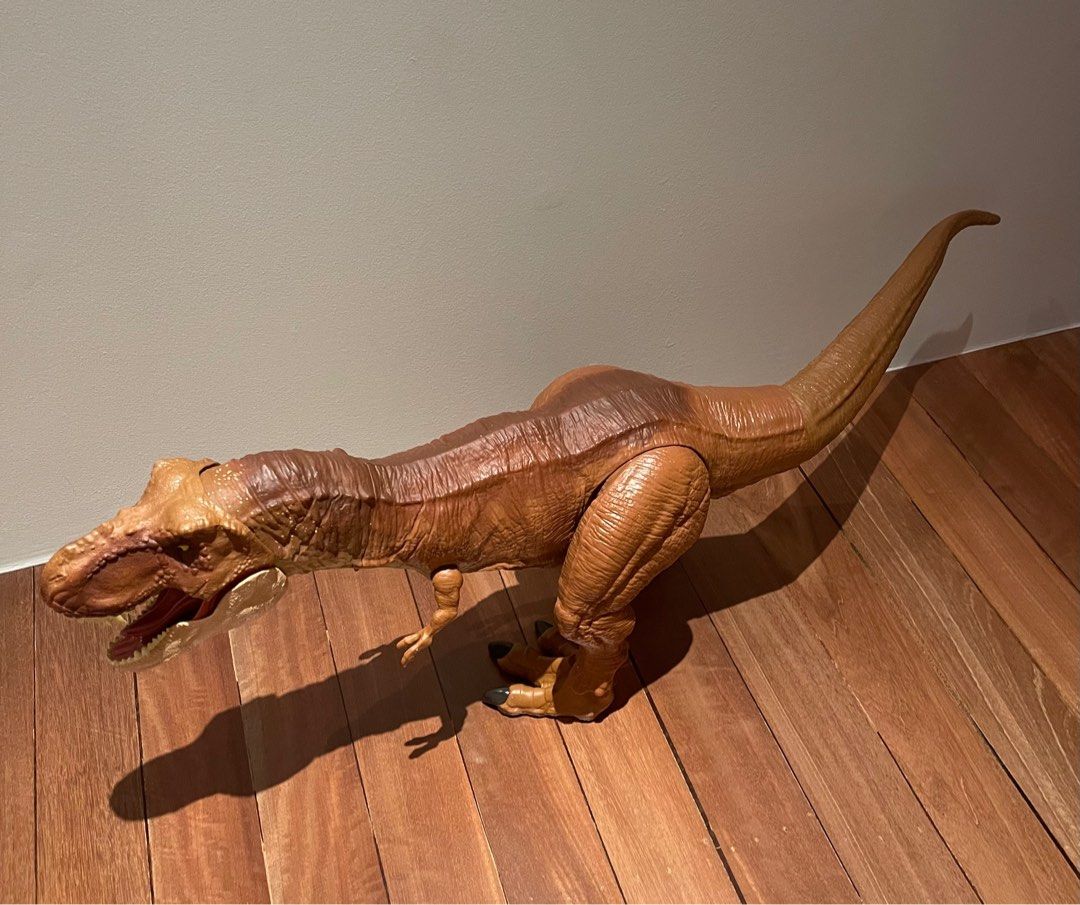 Jurassic World Super Colossal T-Rex Giant Dinosaur Toy Figure, Hobbies ...