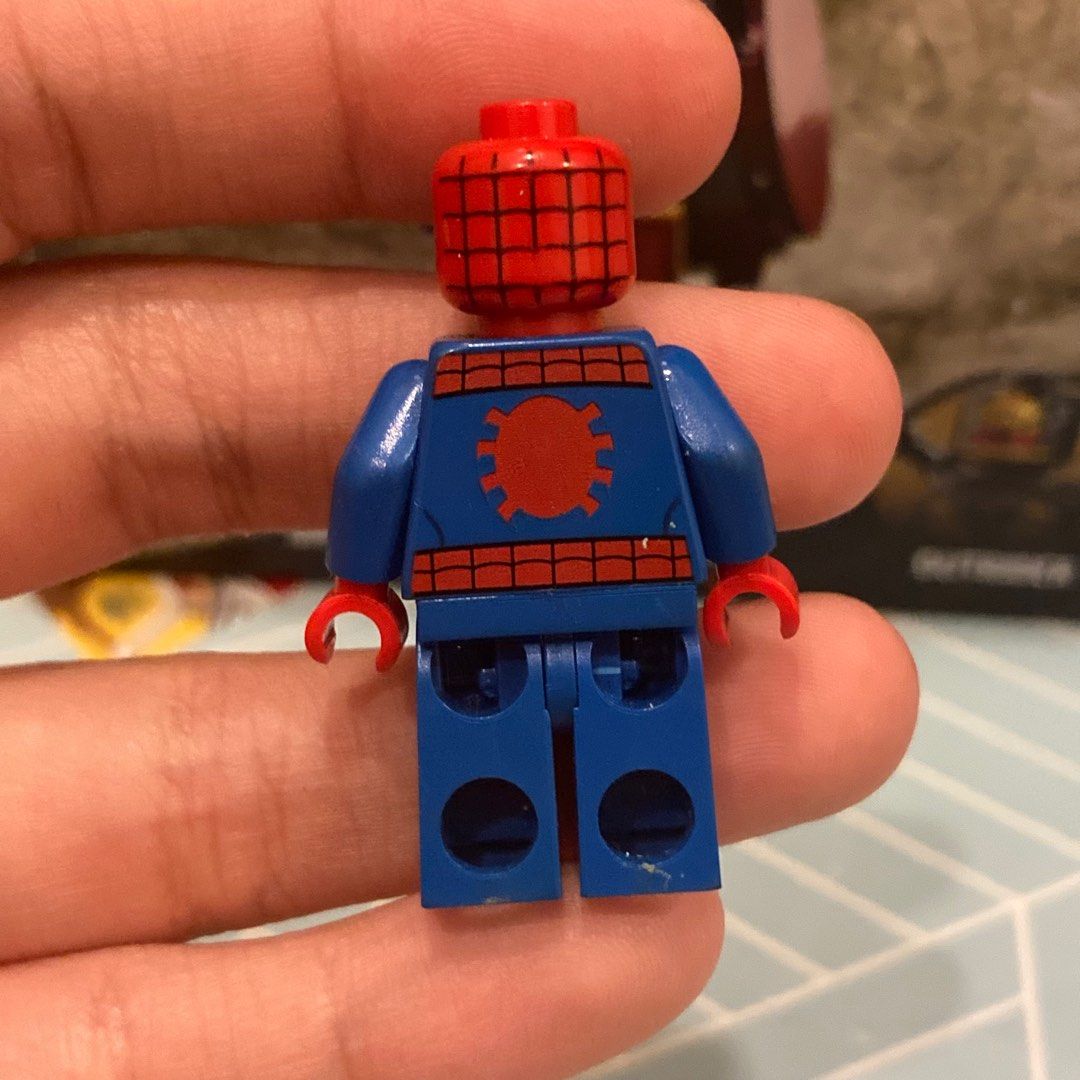 Lego SH08 Spiderman Black Web Pattern Minifigure, Hobbies & Toys, Toys ...