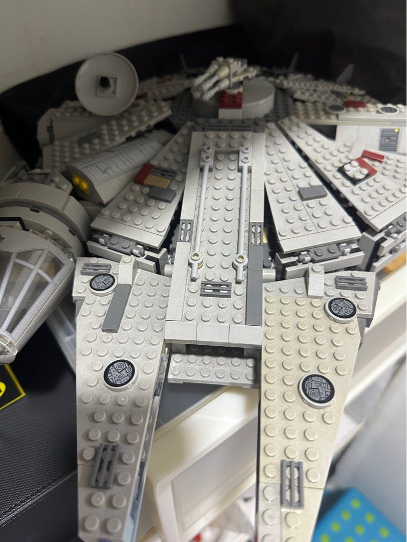 Lego Star Wars Darth Vader & Millennium Falcon, Hobbies & Toys, Toys ...