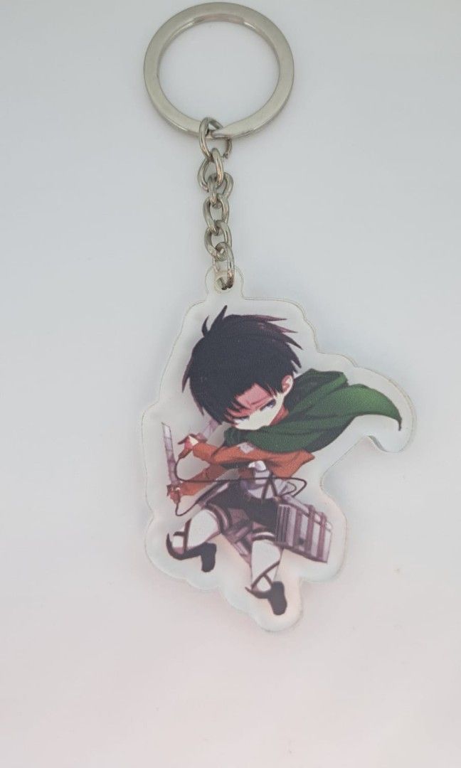 Levi Ackerman acrylic keychain (Attack on Titan), Hobbies & Toys ...