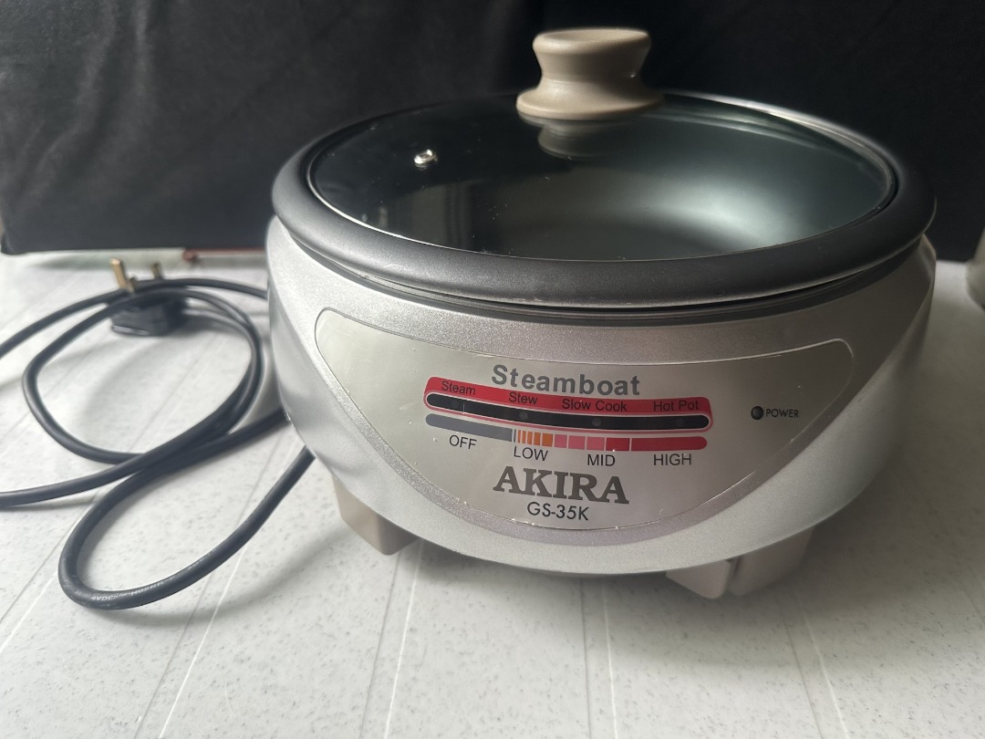 Like New Akira GS-35K 2.8L Multi-function Cooker Steamboat Electric ...
