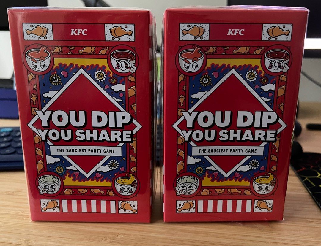 Limited Edition KFC Game Cards, Hobbies & Toys, Toys & Games on Carousell
