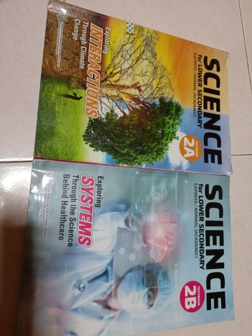Lower secondary science textbooks 2A and 2B, Hobbies & Toys, Books ...