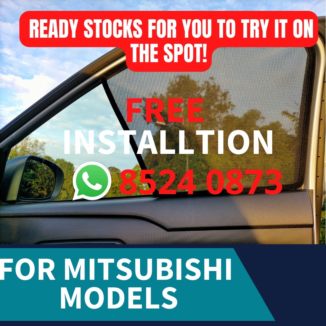 Magnetic sunshade For Mitsubishi ASX /Attrage /Eclipse / Cross /Fuso ...