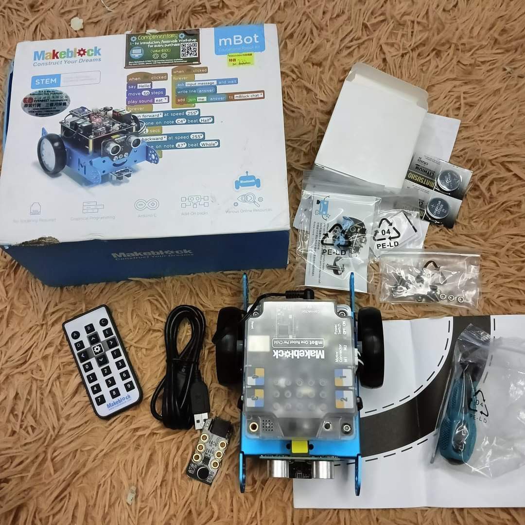 MAKEBLOCK MBOT EDUCATIONAL ROBOT, Hobbies & Toys, Toys & Games on Carousell