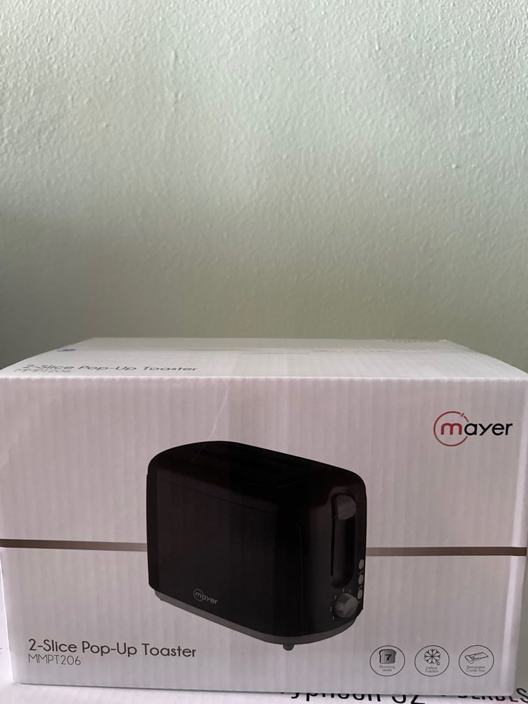 Mayer 2-Slice Pop Up Toaster, TV & Home Appliances, Kitchen Appliances ...