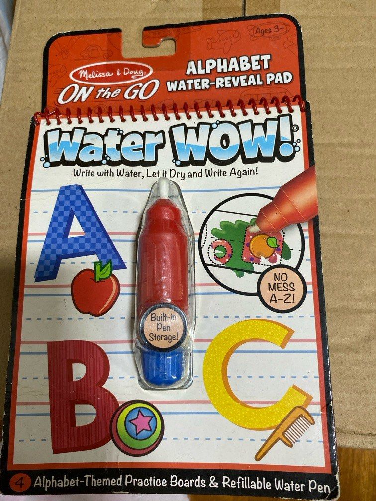 Melissa & Doug water wow! Abacus, Water magic book, Elmo Alphabets ...