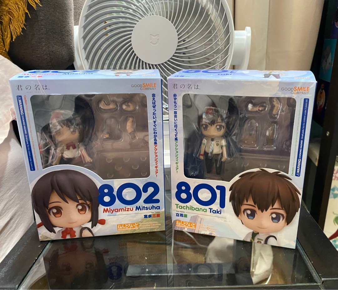 (MIB) Nendoroid 801 & 802 Mitsuha and Taki from Your Name, Hobbies & Toys, Memorabilia ...