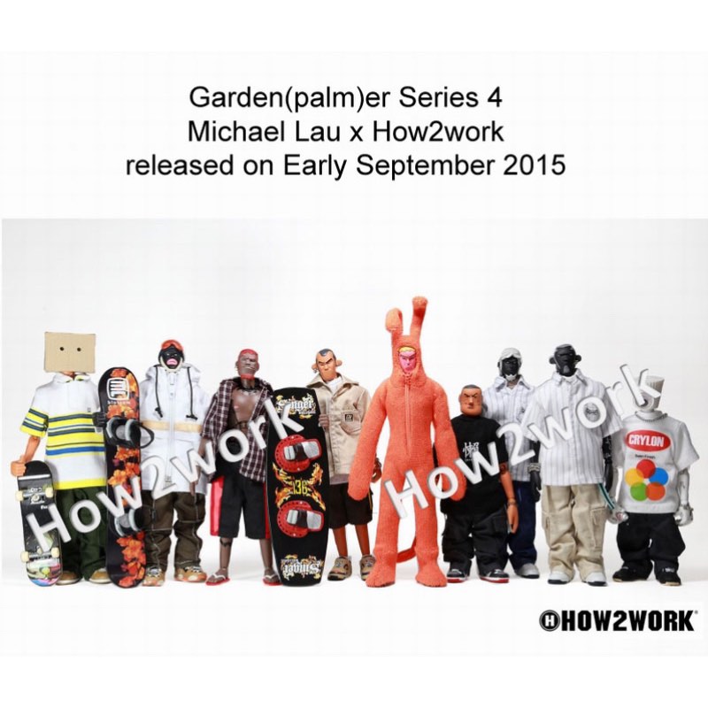 Michael Lau x How2Work - Crazysmiles - Garden(Palm)er 1/12 Action ...