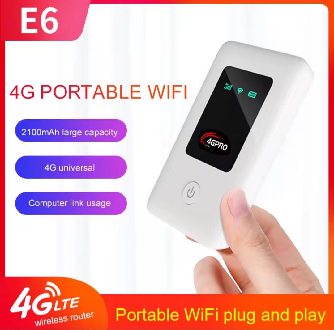 (Modified)4G Lte E6 Pocket Wifi Router Car Mobile Wifi Hotspot Wireless Broadband Mifi Unlocked ...