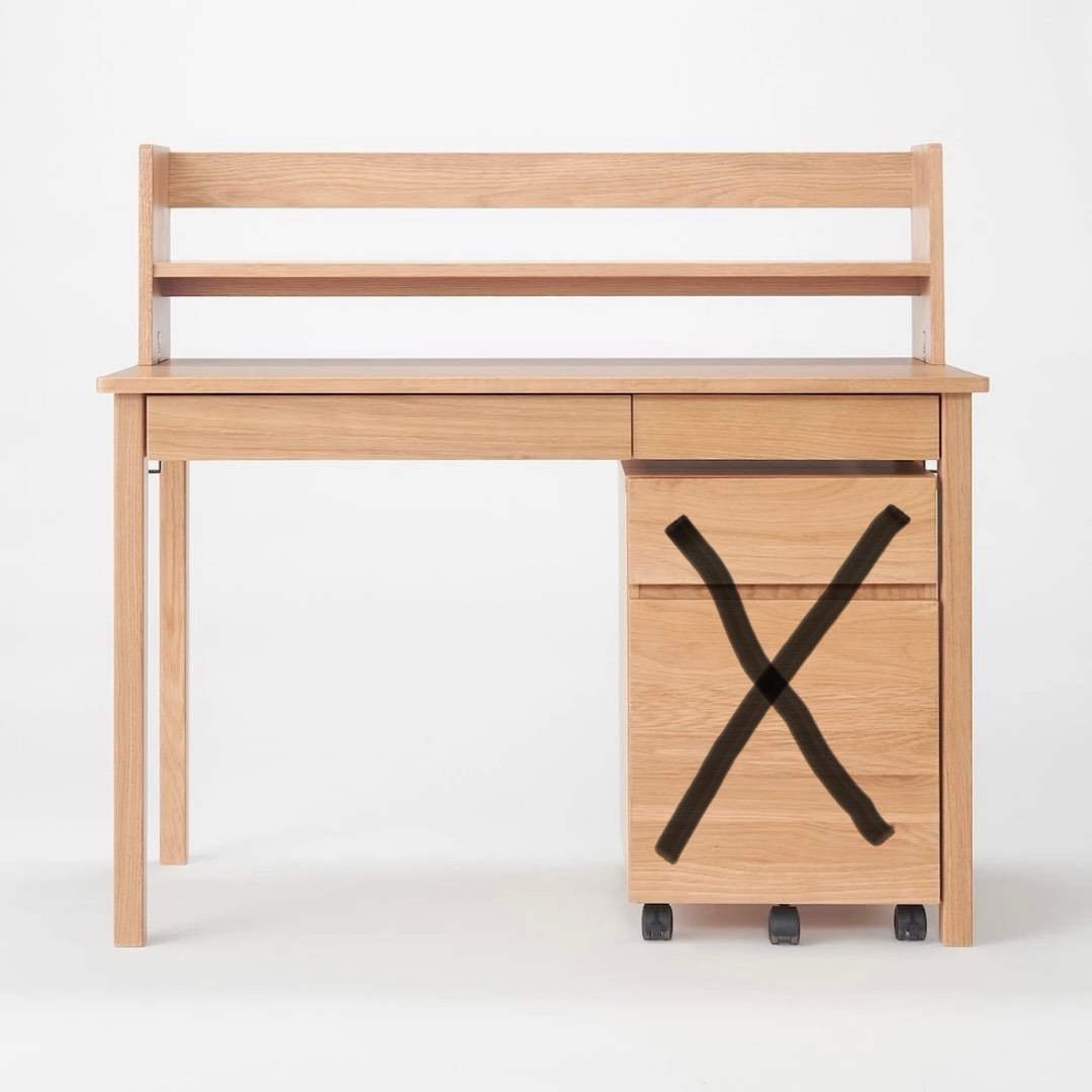 MUJI Wooden Desk, Furniture & Home Living, Furniture, Tables & Sets on ...
