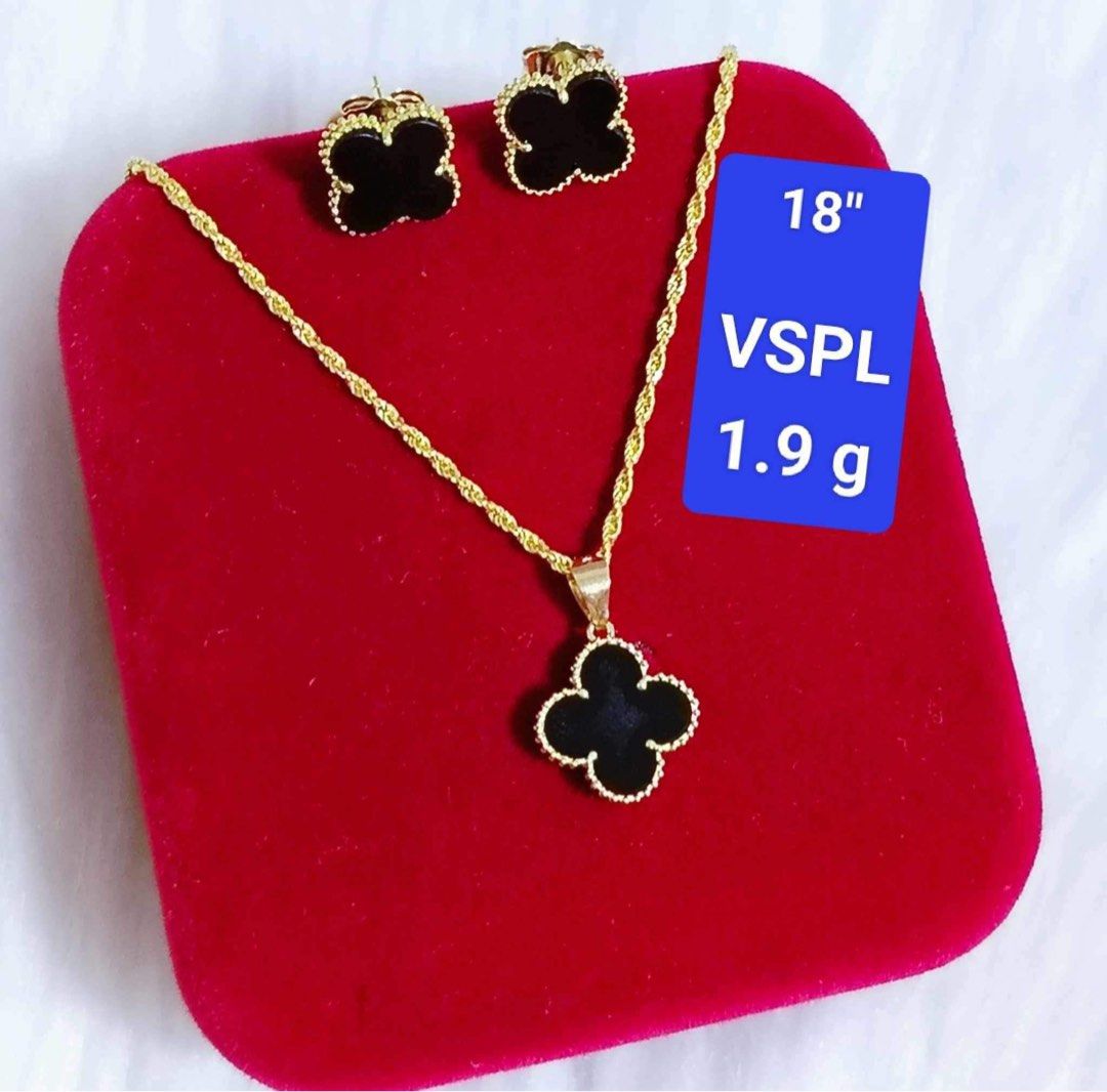 Necklace Set 18k saudi gold, Women's Fashion, Jewelry & Organizers ...