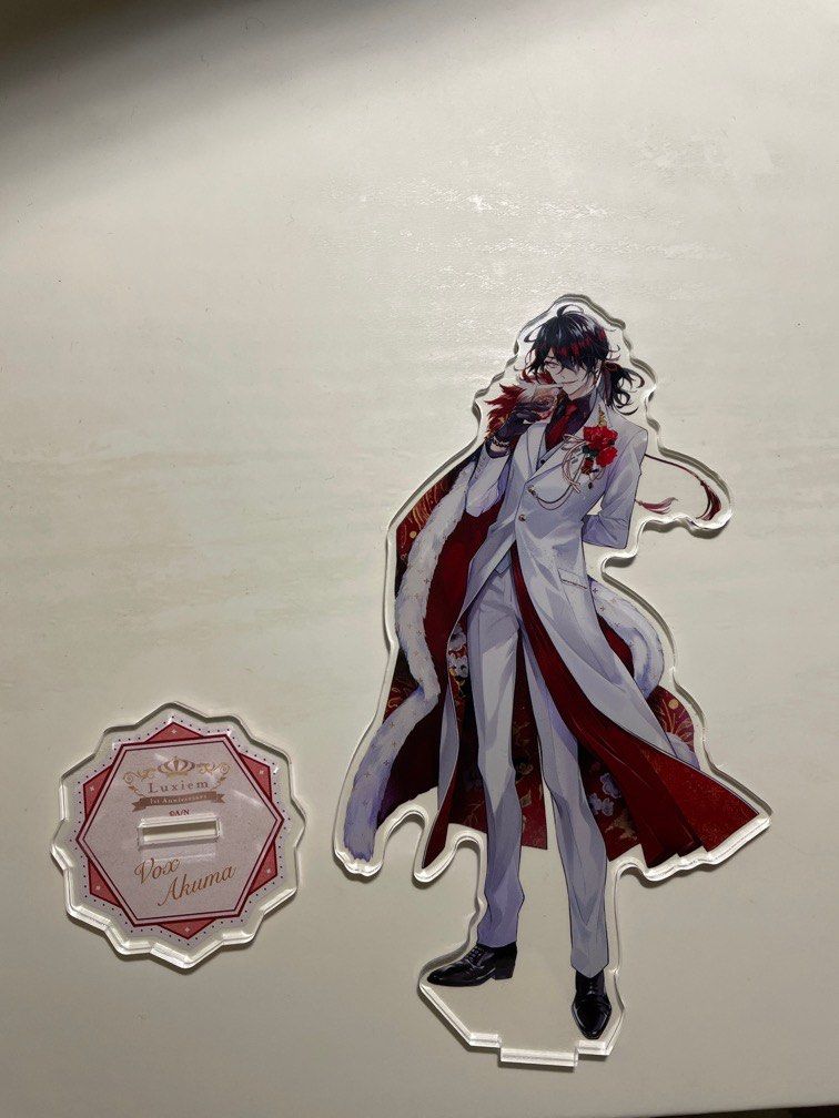 Nijisanji Luxiem 1st anniversary merch standee 立牌 - Vox Akuma, 興趣及遊戲 ...