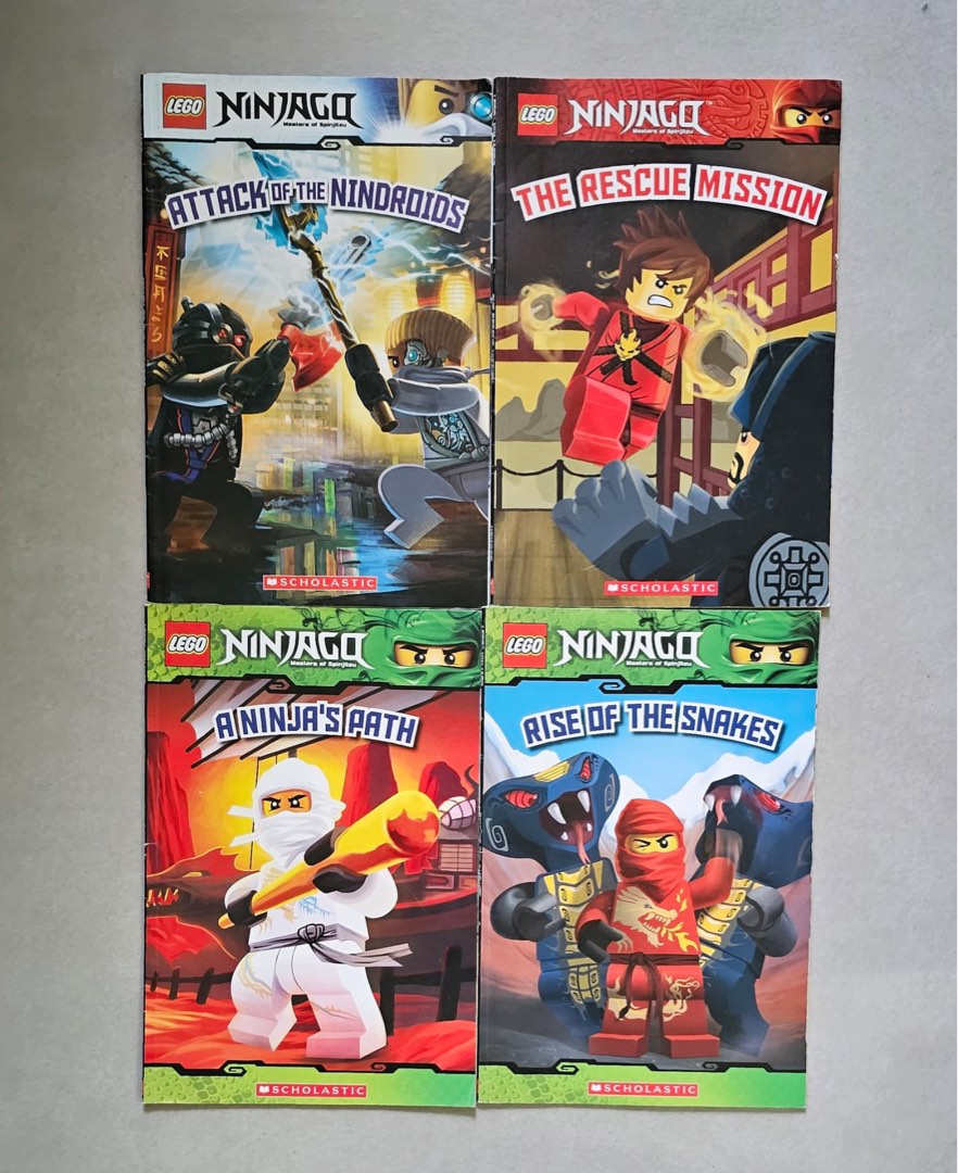 Ninjago Books x 9, 興趣及遊戲, 書本 & 文具, 小朋友書 - Carousell