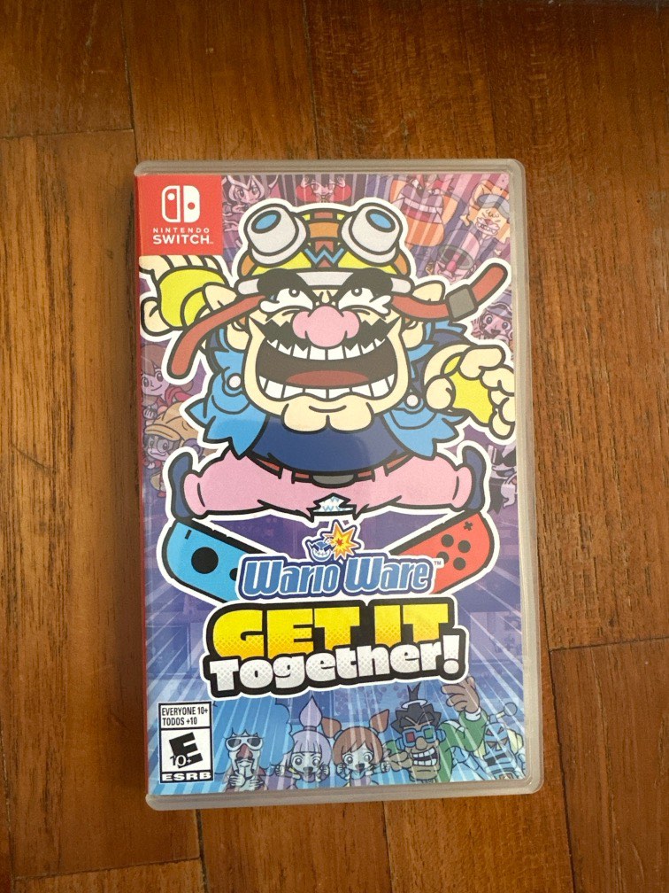 Nintendo Switch Games Wario Ware Get It Together, Video Gaming, Video ...