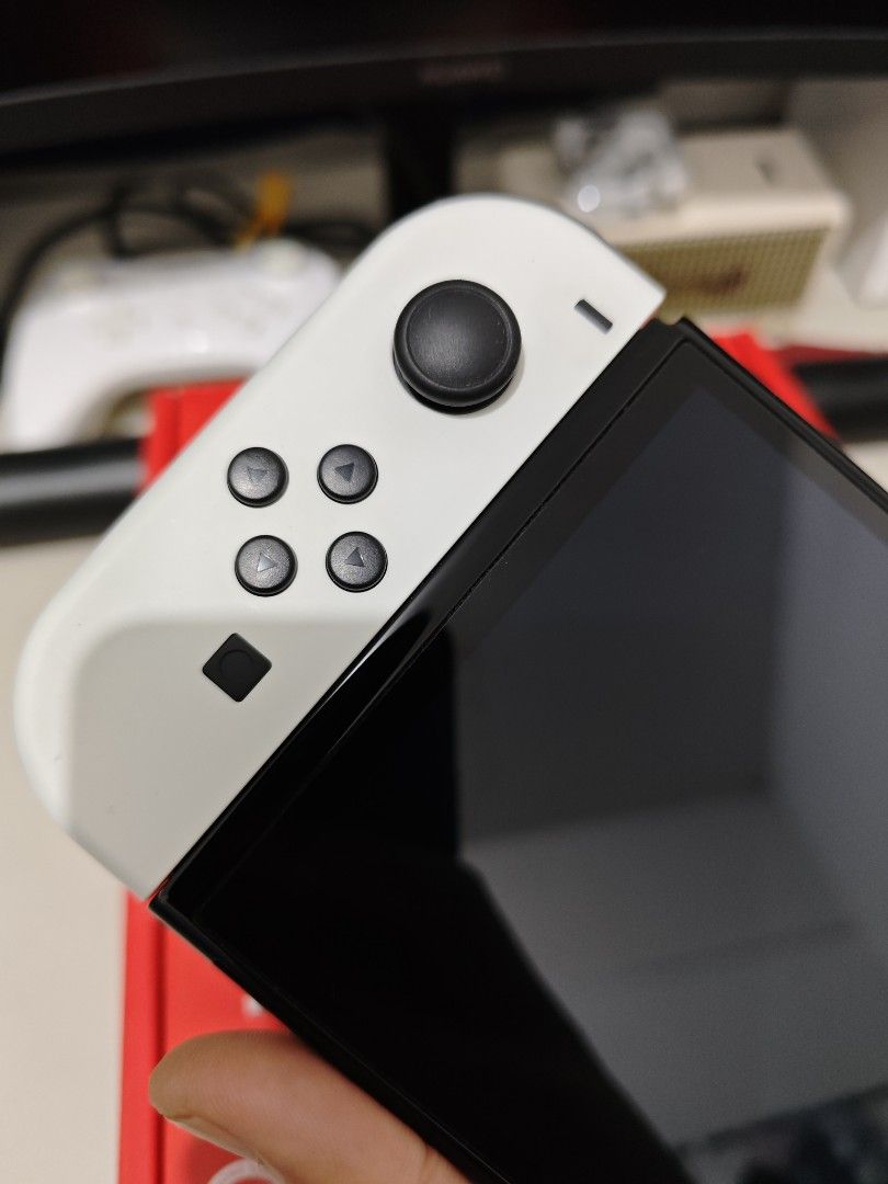 Nintendo Switch OLED with games, Video Gaming, Video Game Consoles ...