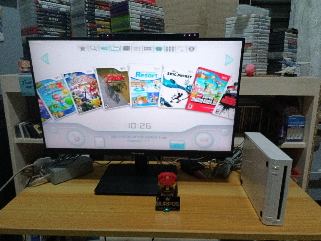 Nintendo Wii (White - 60gb, CFW w/minor issue) [60% Smooth], Video ...