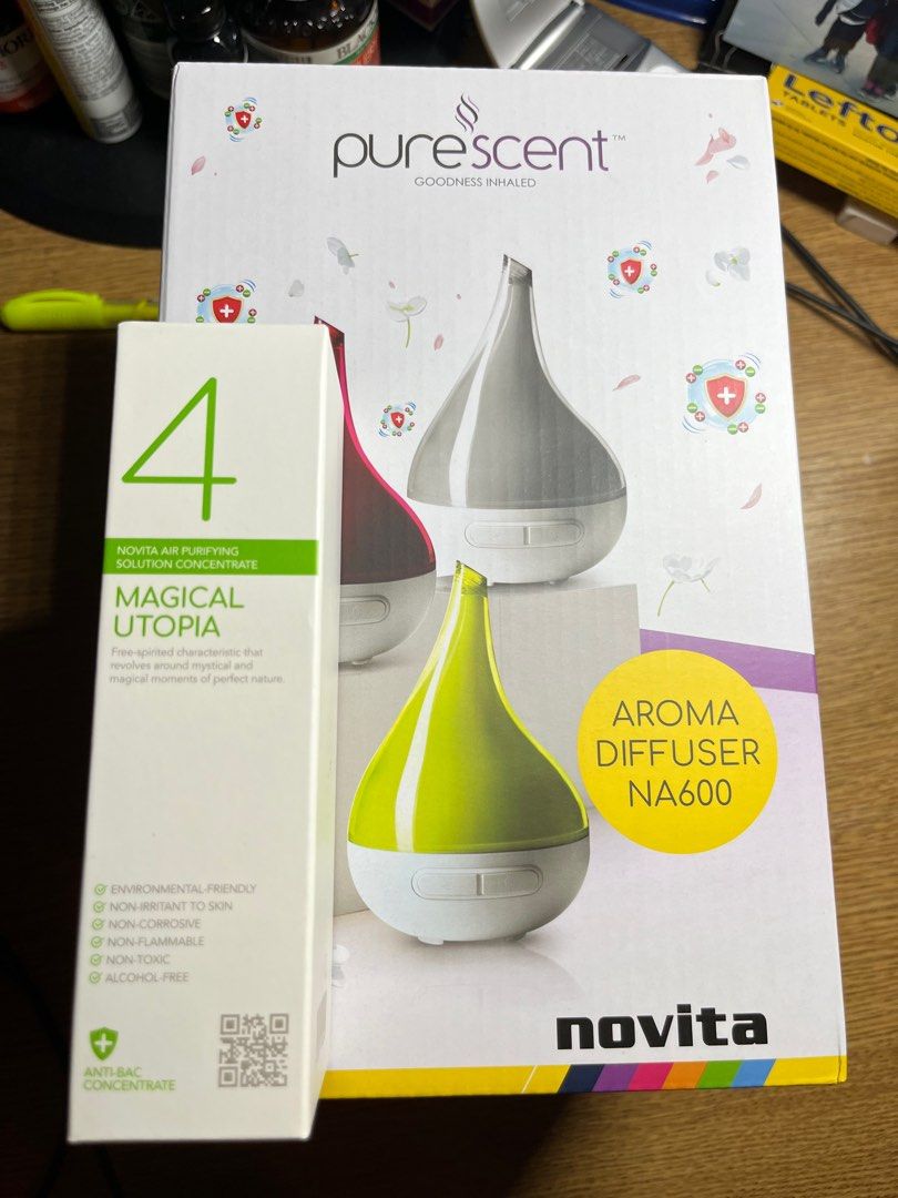 Novita air diffuser, Furniture & Home Living, Home Fragrance on Carousell