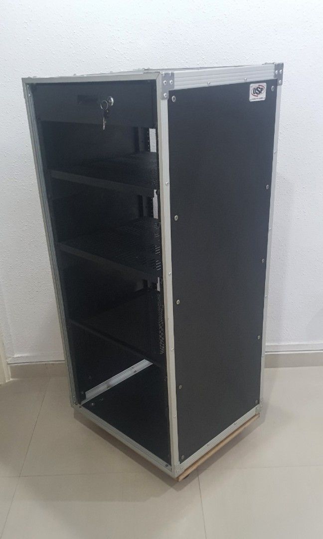 OSP 24 Space 24u Studio Install Rack Case 19" Rack Mount Equipment ...